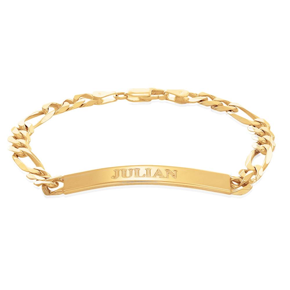 Amigo ID Bracelet for Men in Gold Plating - Theo Grace