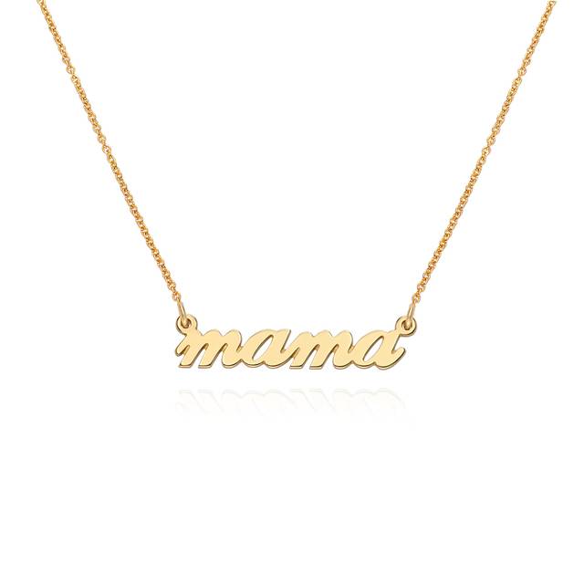 Mama Cursive Necklace in 18ct Gold Plating - Theo Grace (Formerly MYKA)