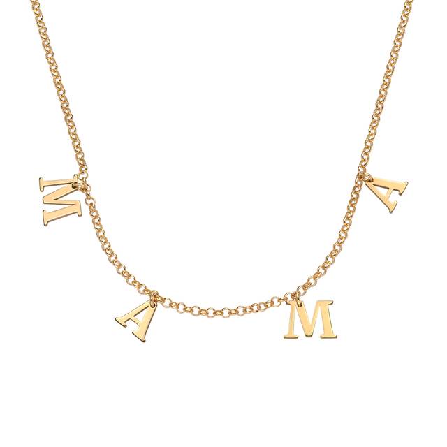 Mama Necklace in Gold Plating - Theo Grace