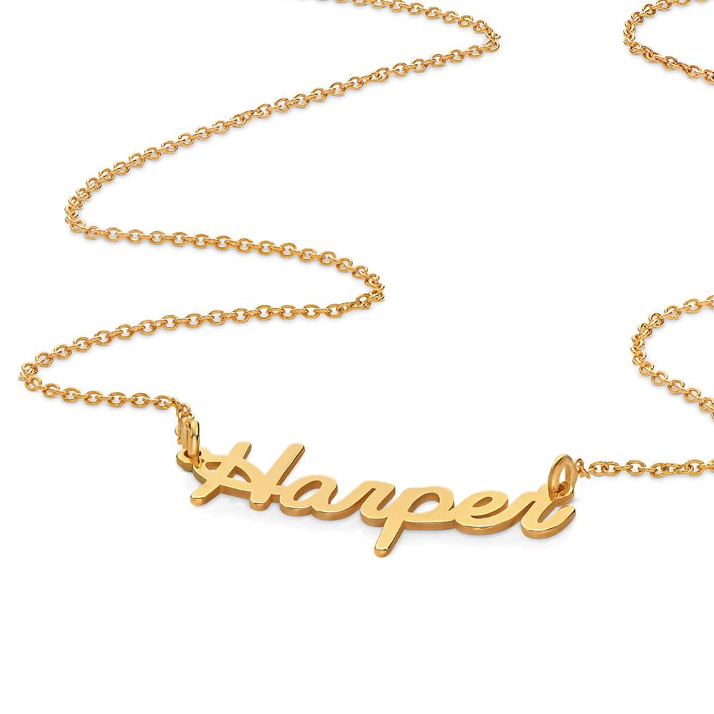 Personalised Cursive Name Necklace in 18ct Gold Plating - Theo Grace