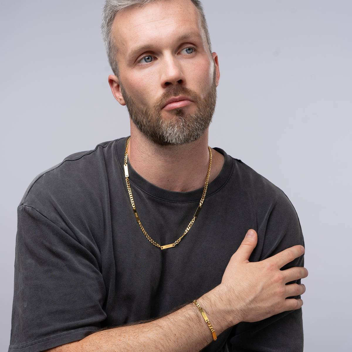 The Cosmos Bracelet for Men in Gold Plating - Theo Grace