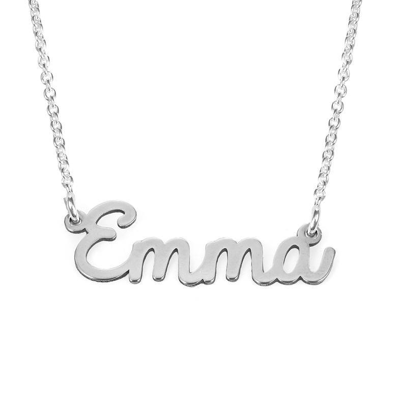 Cursive Name Necklace in Sterling Silver - Theo Grace