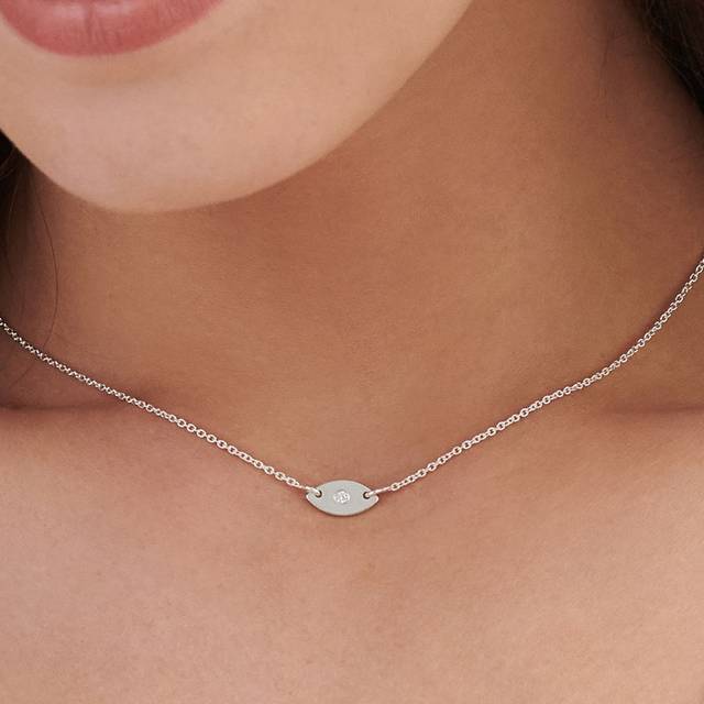 Stackable Evil Eye Necklace in Sterling Silver - Theo Grace