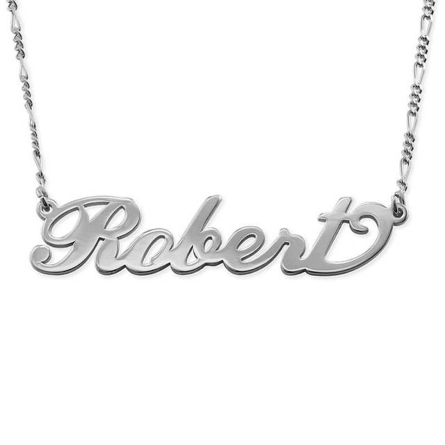 Extra Thick Name Necklace for Men in Sterling Silver - Theo Grace