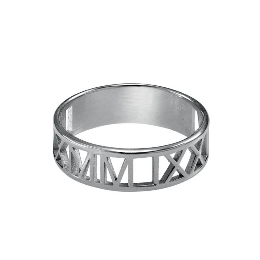 Roman Numeral Ring for Men in Sterling Silver - Theo Grace